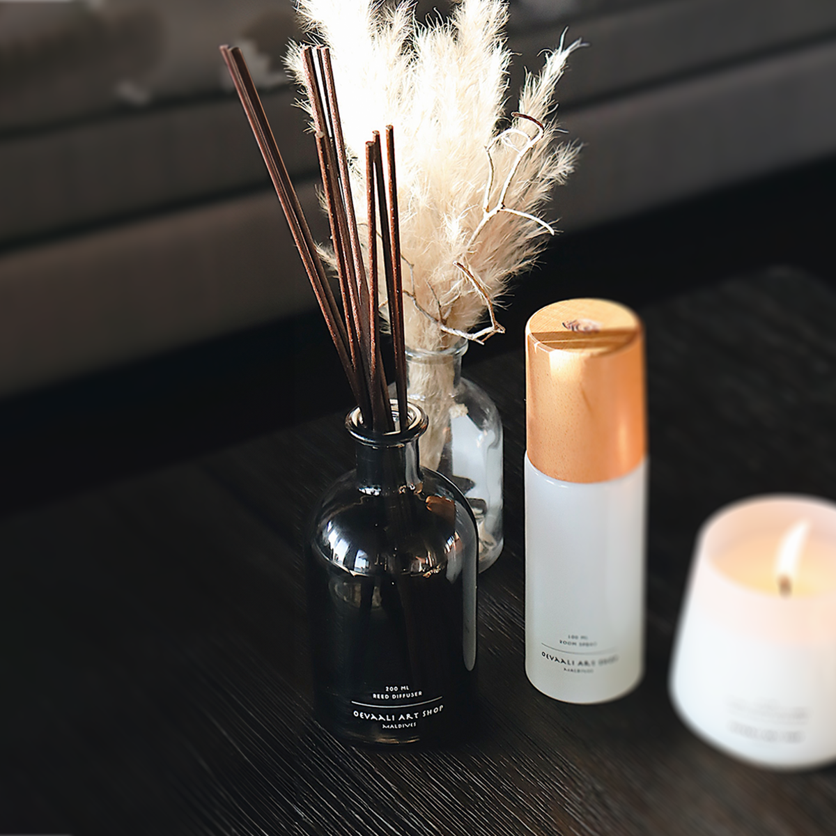 Coconut Flora Reed Diffuser – Oevaali Art Shop, Maldives